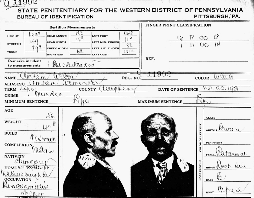 Anton Weber – State Killings in the Steel City: The History of the ...